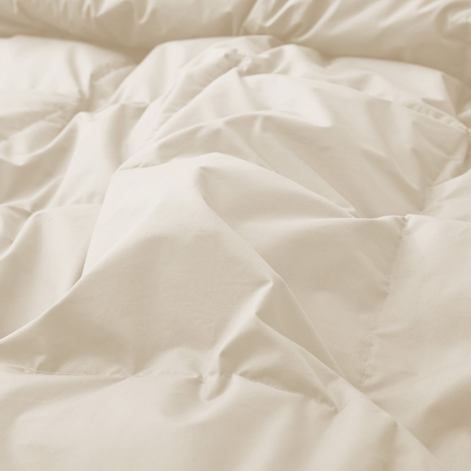 All Season Organic Cotton Comforter Filled with Down and Feather Fiber ...