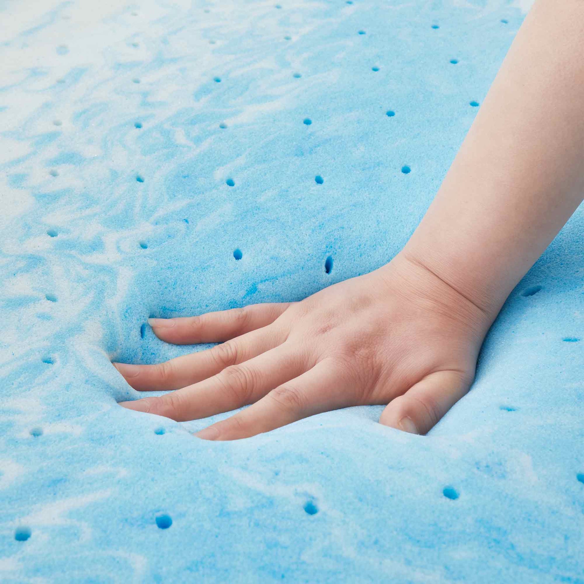 Organic Cotton Down Feather Memory Foam Mattress Topper – Puredown