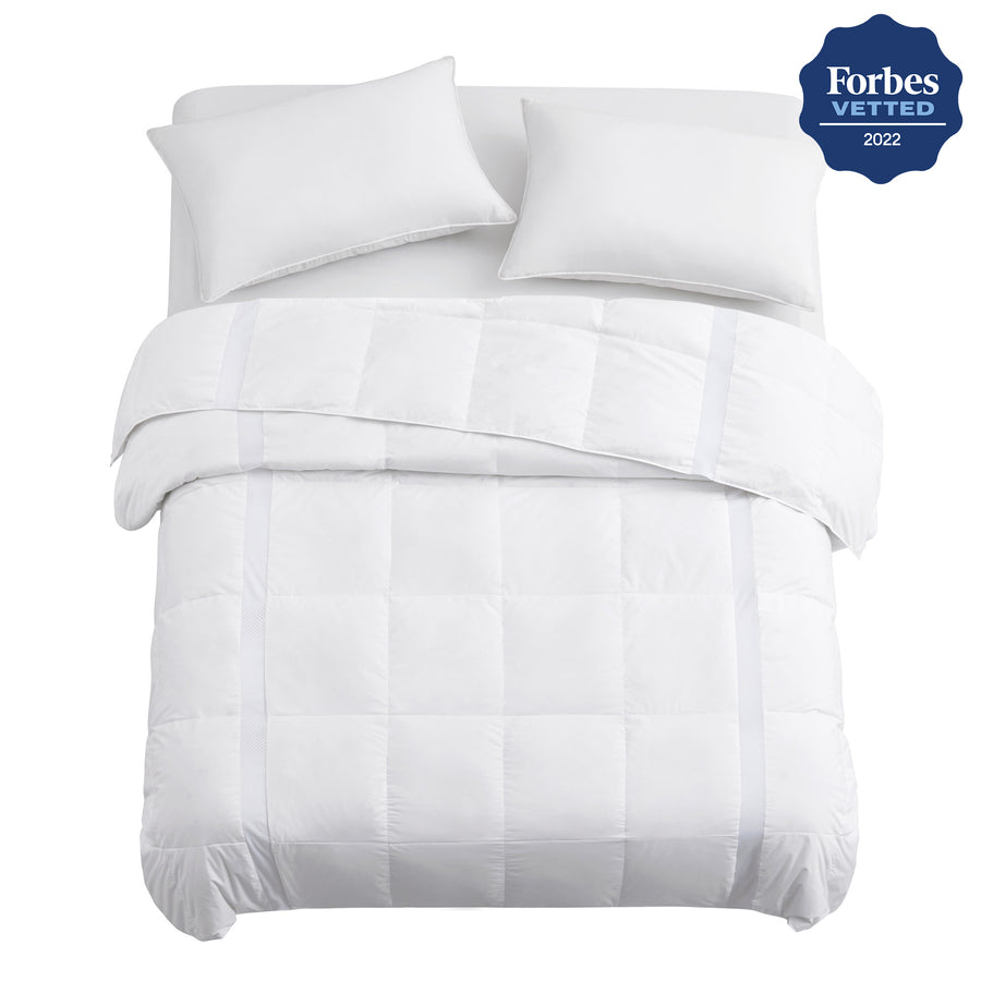 Ultra Lightweight Cooling Down Comforter for Hot Sleepers – Puredown